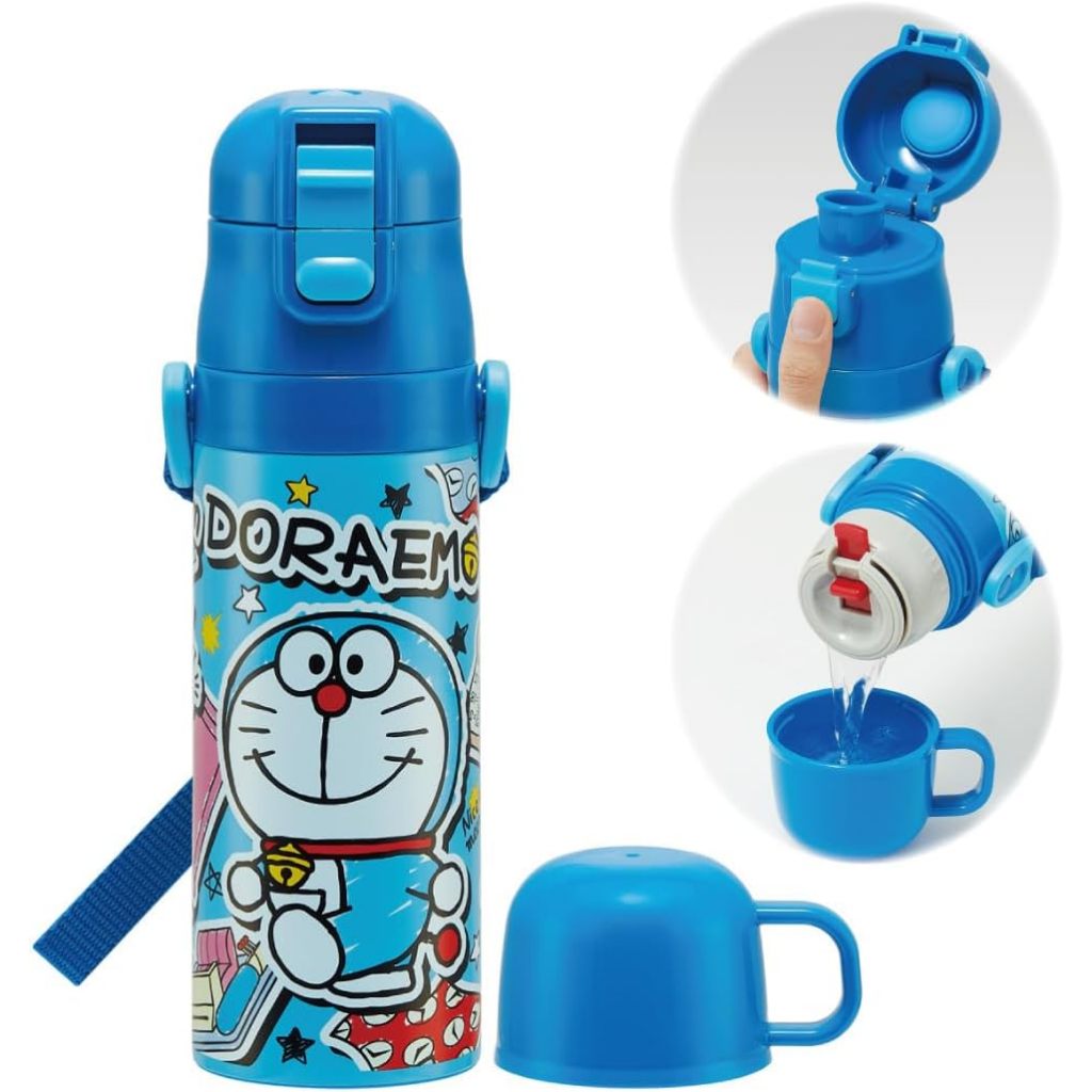 🚀快速出貨 現貨 SKATER 470ml 不銹鋼 直飲 兩用 水壺 保溫瓶 日本 進口 禮物 SDC4 寶可夢 | 蝦皮購物