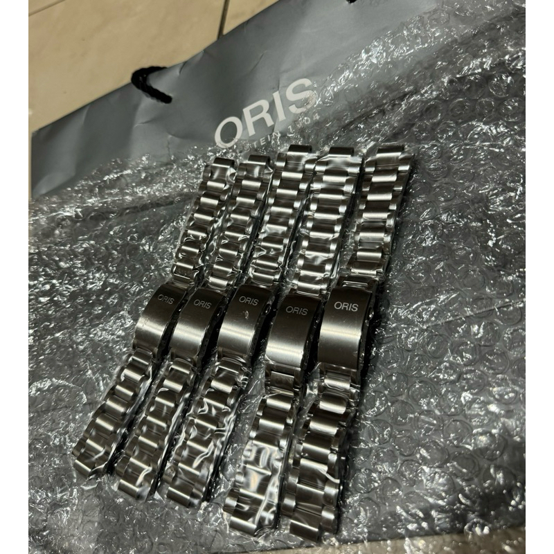 適配豪利時 ORIS Aquis 系列24*12MM不鏽鋼錶帶7730/7740表徑43.5MM 原裝錶帶 | 蝦皮購物