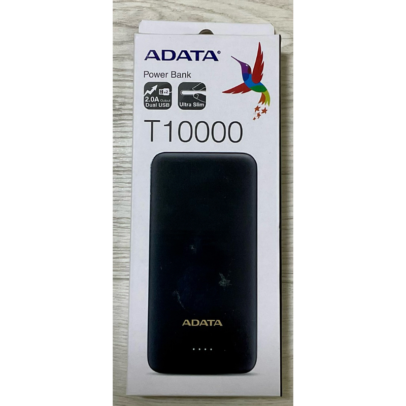 ADATA 威剛 T10000 10000mAh 2孔輸出 行動電源 | 蝦皮購物
