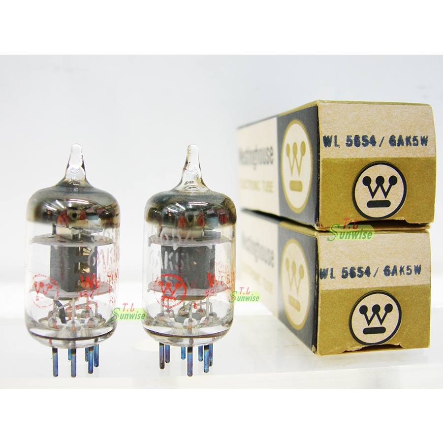 中國 6J1 升級管︽NO:61081 美國 Westinghouse 5654 / 6AK5 W (NIB 1對真空管 | 蝦皮購物