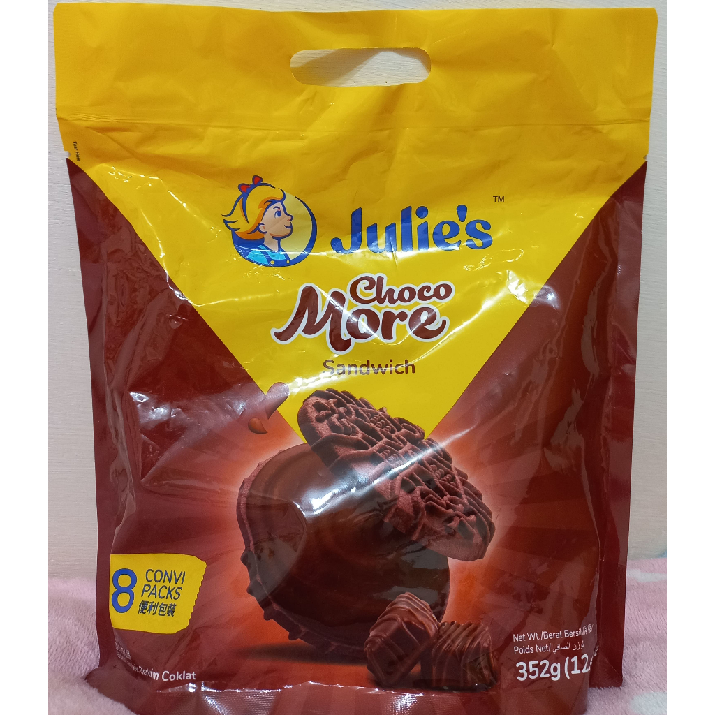 便宜賣 julie's 茱蒂絲 巧克力味 夾心餅 352g | 蝦皮購物