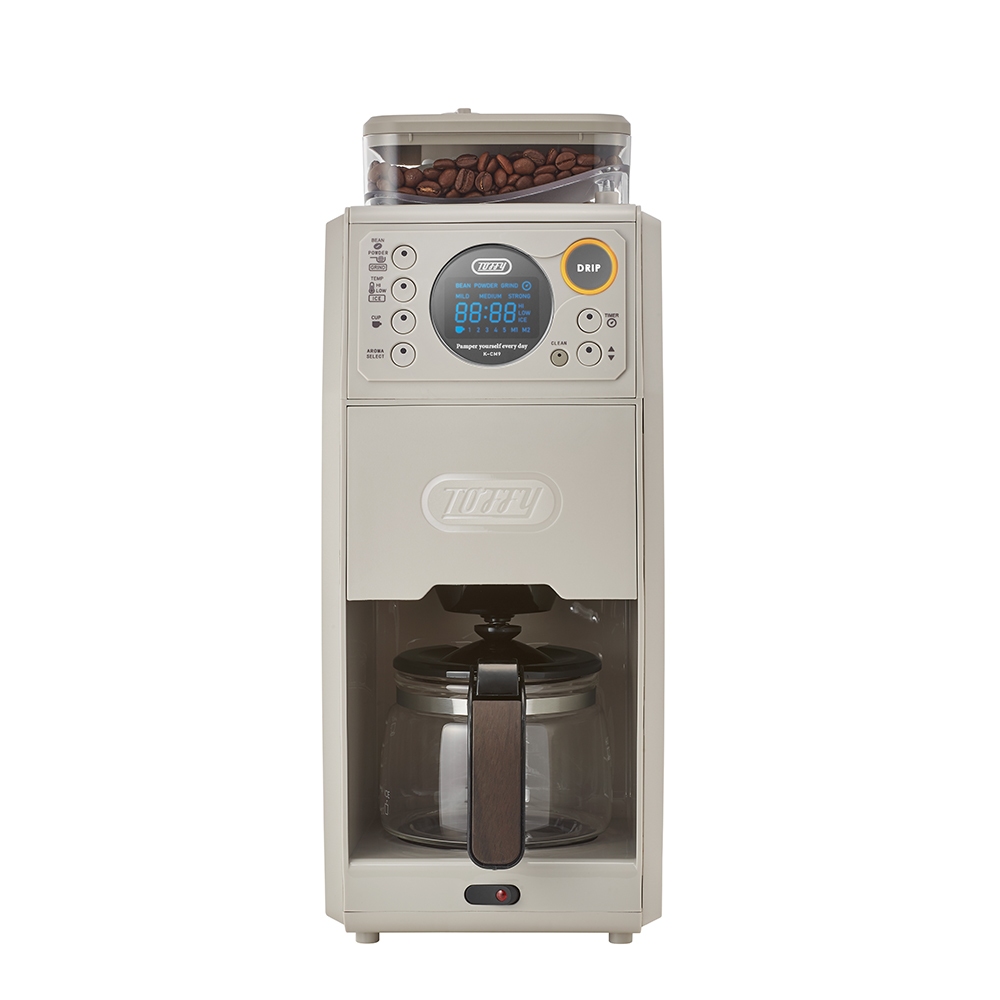 日本Toffy Premium全自動錐形研磨咖啡機 總代理公司貨 一年保固 豆粉兩用 水箱可拆 錐刀 | 蝦皮購物