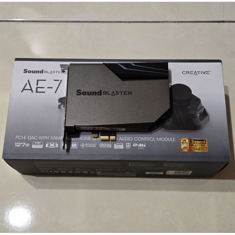 CREATIVE SOUND BLASTERX AE-7 音效卡 | 蝦皮購物