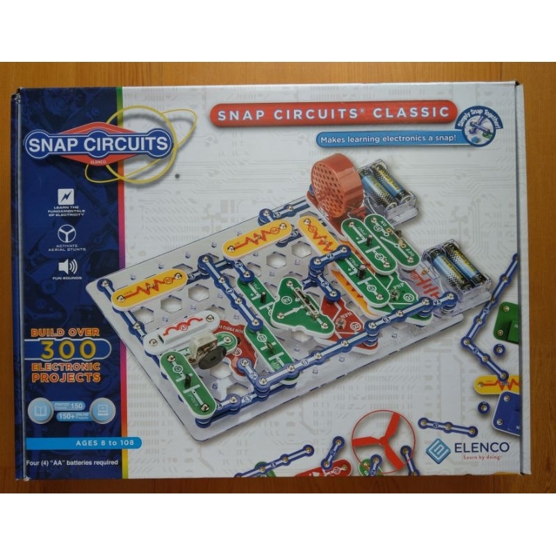 Snap Circuits classic SC-300 電路探索套組 超過 300 個專案 理科教學玩具 STEM | 蝦皮購物