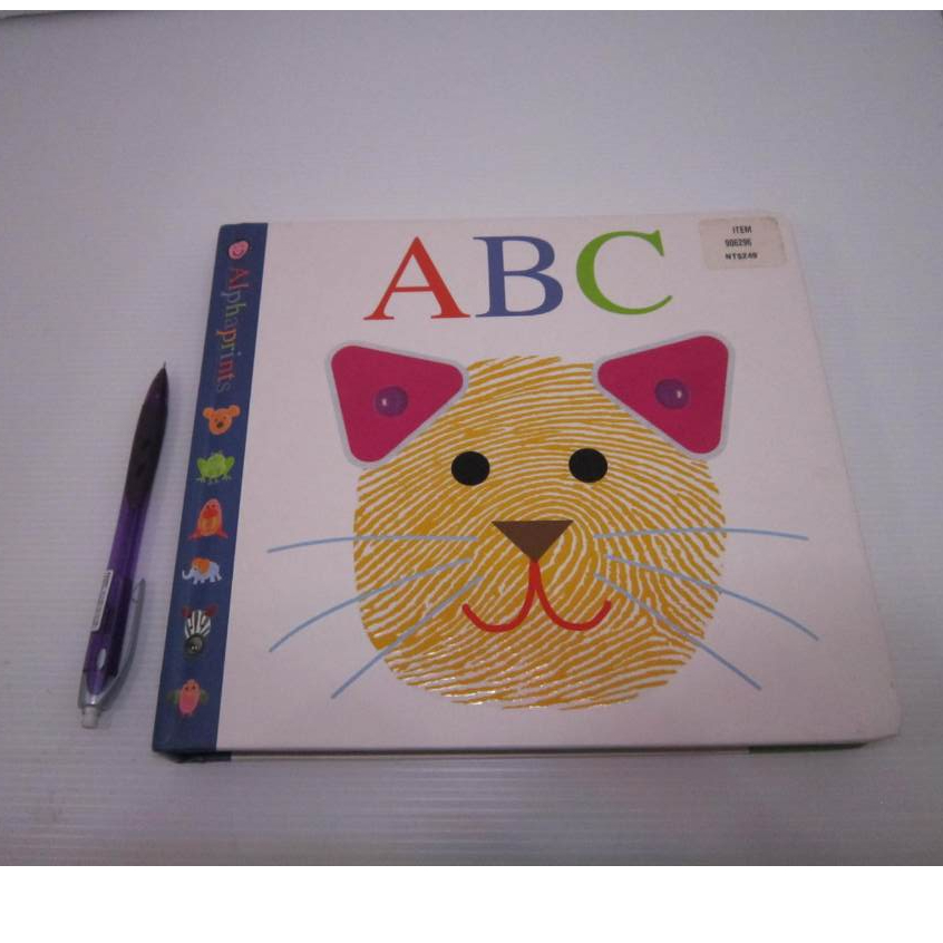 「二手書」ABC Alphaprints Touch and Feel Priddy (硬紙本) 英文繪本 | 蝦皮購物