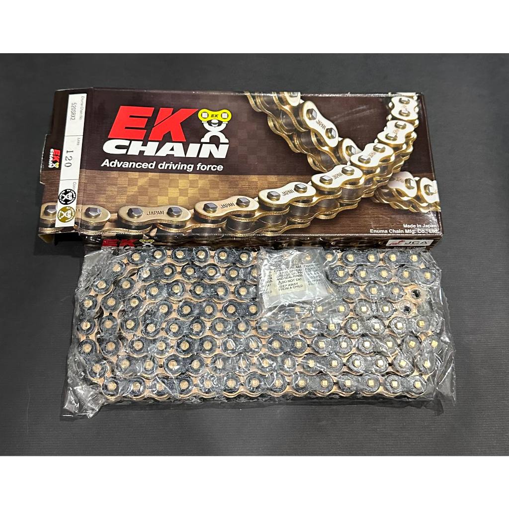 日本 EK 520 SRX2 525 SRX2 530 SRX2 120L 520Z 3D 黃金 黑金 油封鏈條 | 蝦皮購物