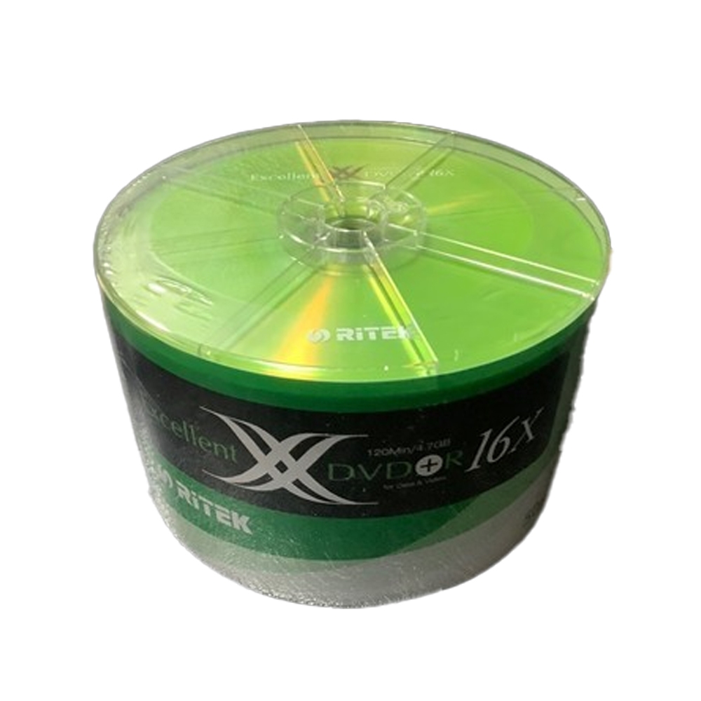【史代新文具】RITEK DVD+R 16X 4.7G 50入 裸裝 | 蝦皮購物