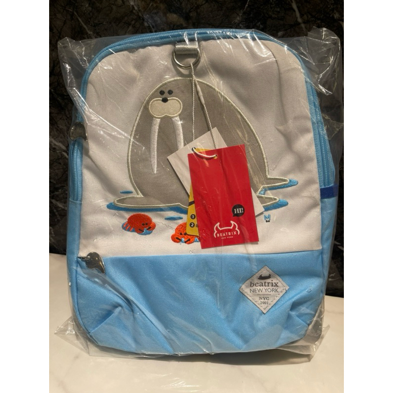 【雪若精品小舖】Beatrix New York 海獅 經典刺繡兒童防潑水遊玩小背包（80-110 公分） | 蝦皮購物