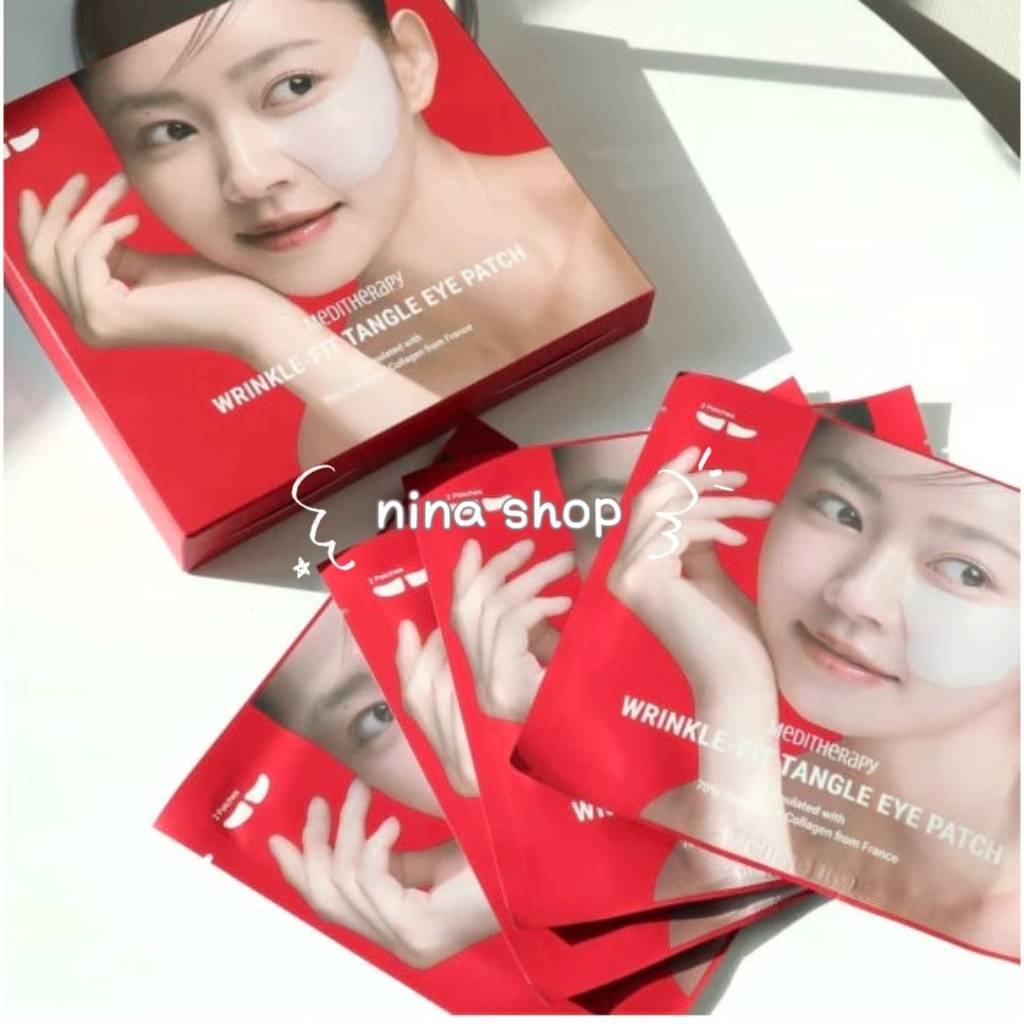 【MEDITHERAPY】緊緻膠原蛋白眼膜 24g (8片/4對) 原廠公司貨🤍 | 蝦皮購物