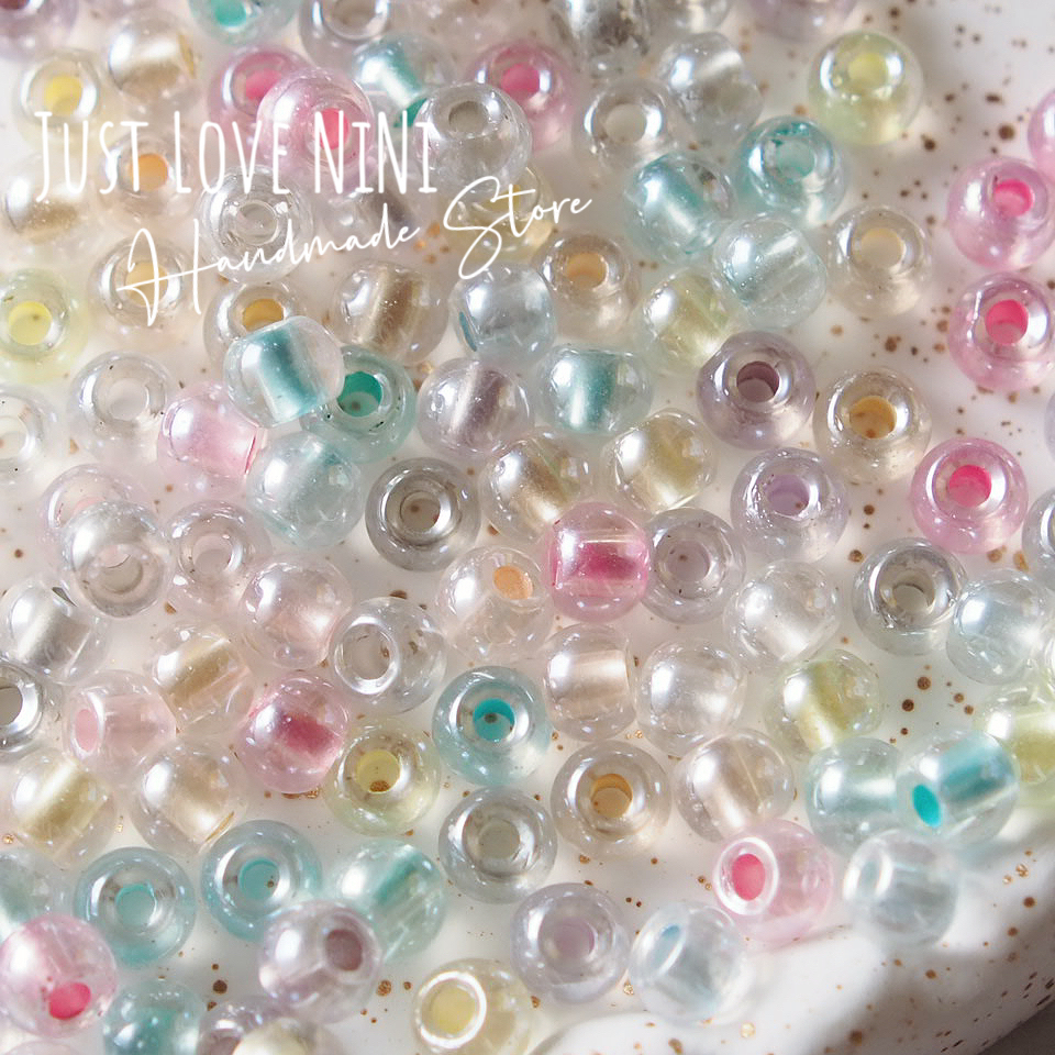 J.L.N.4mm中間染心玻璃珠10g | 蝦皮購物