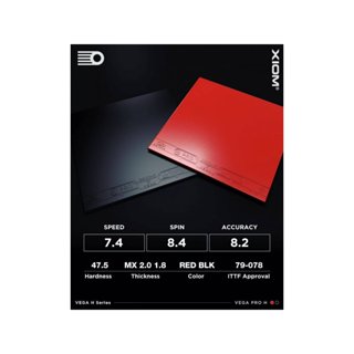 ★波爾桌球★ XIOM Vega PRO H HYBRID 2024德國製微黏性平面膠皮 | 蝦皮購物