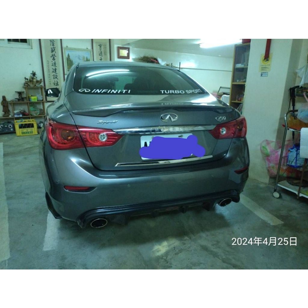 2014-2021款無限 Infiniti Q50尾翼q50 q50L改裝專用免打孔烤漆壓尾翼 | 蝦皮購物