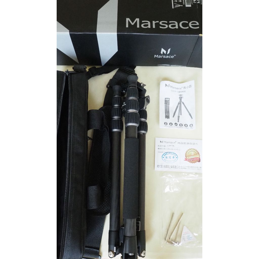 Marsace C25TR 腳架 反折碳纖三腳架雲台套組 相機腳架 | 蝦皮購物