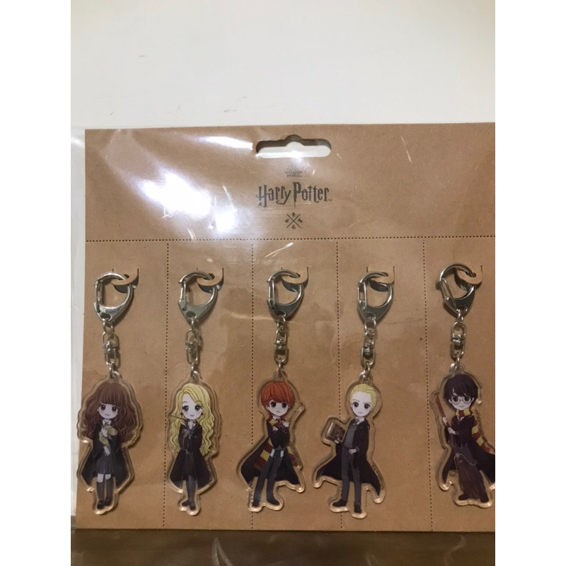 日本輕旅帶回 全新 正品 哈利波特 Harry Potter 經典人物系列 鑰匙圈五入套組 | 蝦皮購物