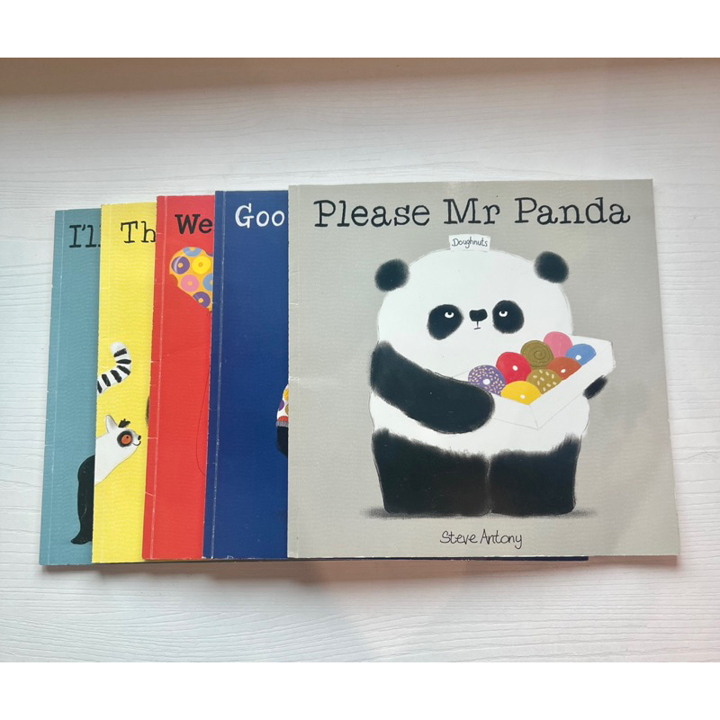 （二手）please mr panda 英文 全五冊 童書 繪本 | 蝦皮購物