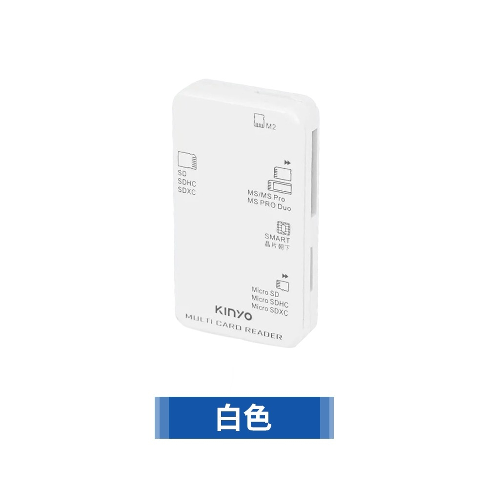 艾比百貨》KINYO 多合一晶片讀卡機 15CM 記憶卡讀卡機 金融卡讀卡器 晶片卡讀卡機 自然人憑證 KCR-6250 | 蝦皮購物