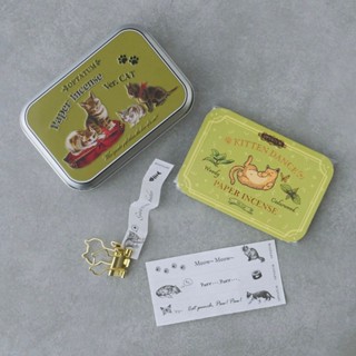 預購 韓國香氛品牌OPTATUM DOG&CAT 紙香錫製鐵盒組 | 蝦皮購物