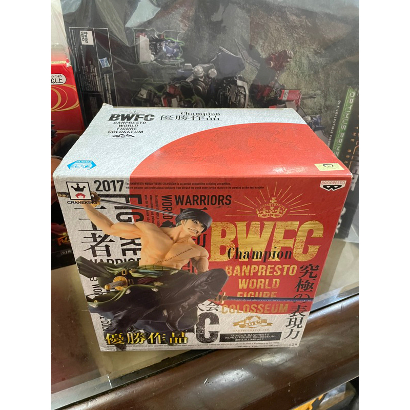 全新 未拆 日版 金證 海賊王 航海王 BWFC 造形王頂上決戰 vol.1 索隆 優勝作品 | 蝦皮購物