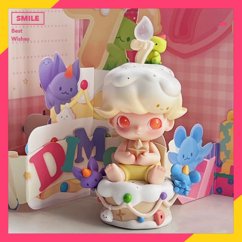 快速預購 Dimoo 七週年吊卡 生日吊卡 七週年 生日手辦 泡泡瑪特 popmart 公仔 盲盒 禮盒 週年吊卡 | 蝦皮購物