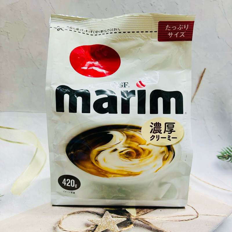 [開麥啦。]日本 AGF marin 奶精420g（非乳(奶)為主） | 蝦皮購物