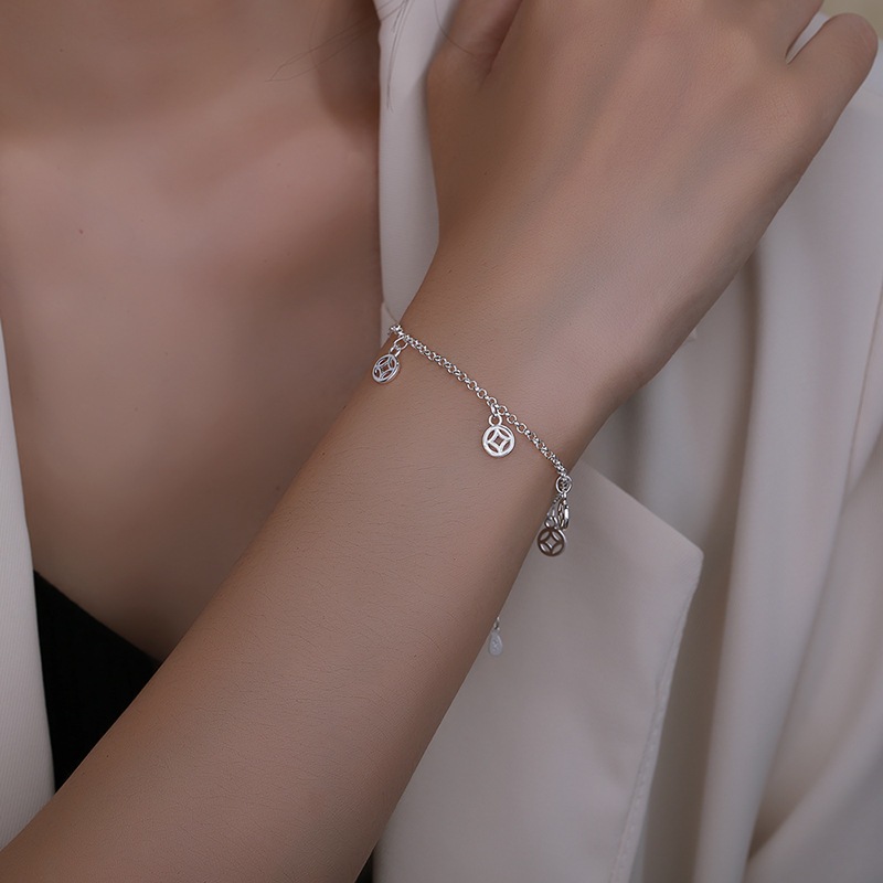 CoDy | 十字架 手鏈 爆款 鍍 s925純銀 女 簡約 時尚 歐美風 鏈條 | 蝦皮購物