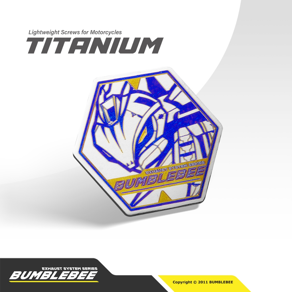 【黃蜂 BUMBLEBEE】黃蜂排氣管 BT1 3D吊架專用 正鈦銘牌 | 蝦皮購物