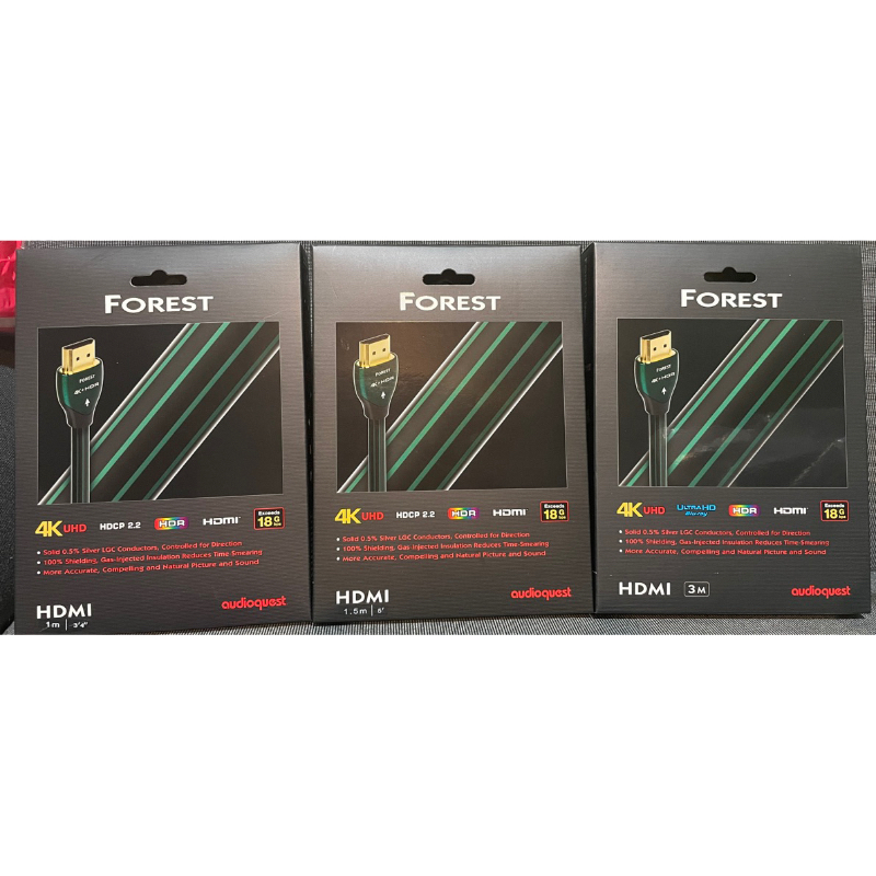 美國Audioquest Forest HDMI 4KUHD 1.5M / 2M / 3M 高畫質 | 蝦皮購物