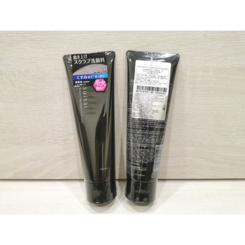 Kanebo 佳麗寶 suisai 黑炭泥磨砂去角質皂130g 單瓶只要460元 | 蝦皮購物