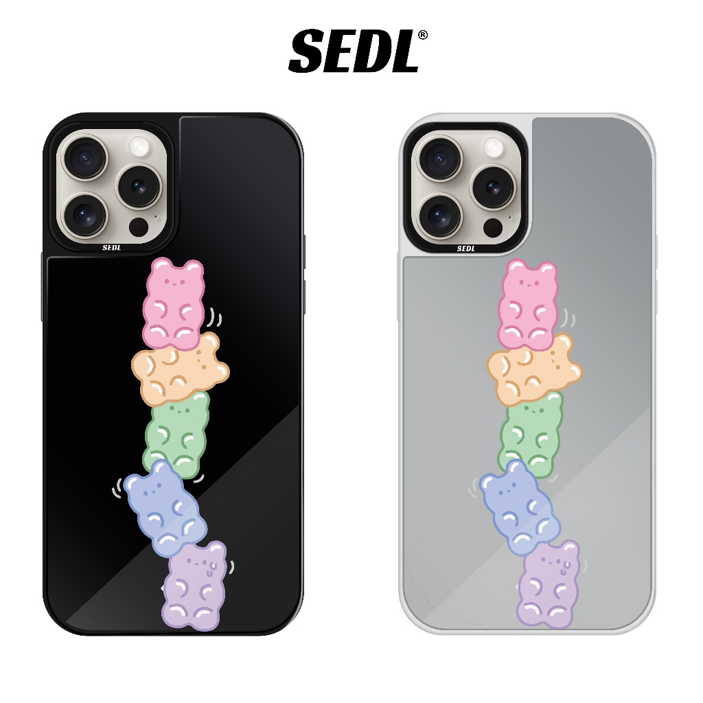 SEDL 小熊軟糖系列 iPhone MagSafe鏡面手機殼 12 13 14 15 Plus Pro Max 手機殼 | 蝦皮購物