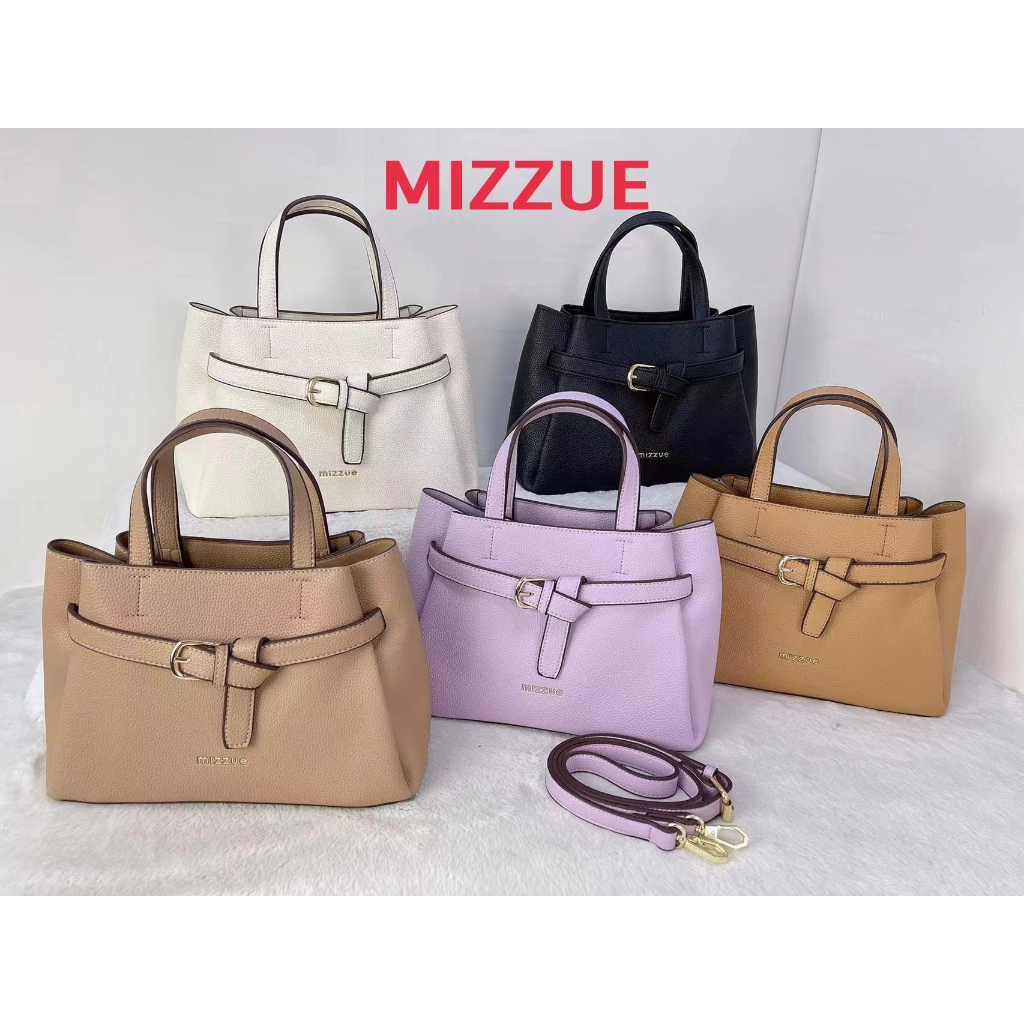 現貨5色 MIZZUE荔枝紋大容量托特包 百搭 時尚 通勤包 女士氣質OL包 手提包 肩背包 名牌款 三層包9816 | 蝦皮購物