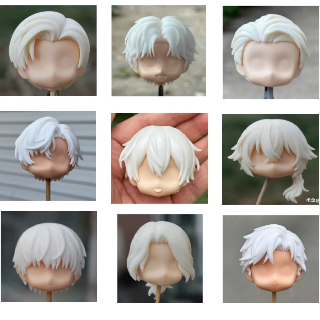 OB11 gsc粘土人头发分尸 黑瀨陸 魔改白膜 排球少年 雨宫莲 光与夜之恋 | 蝦皮購物