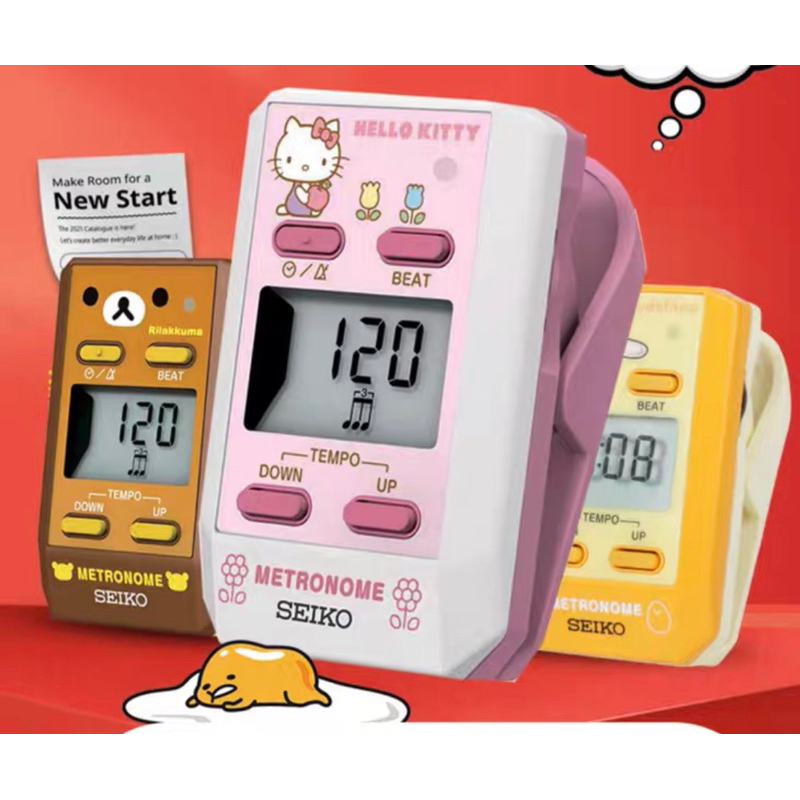 律揚樂器之家～ 精工 SEIKO DM51 夾式節拍器 隨身節拍器 (拉拉熊/Hello Kitty /素面) | 蝦皮購物