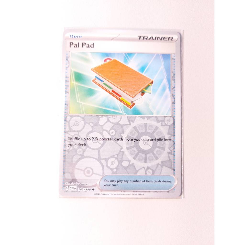 【貓客小棧】PTCG 寶可夢 國際版 朋友手冊 Pal Pad 閃卡 SVI EN 182/198 美版 英文版 | 蝦皮購物