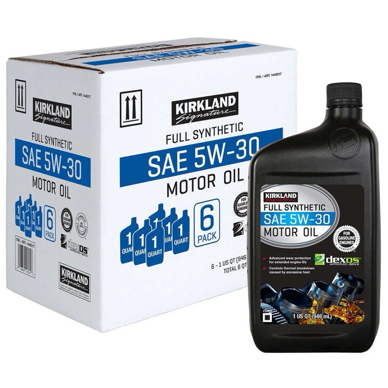 高雄 好市多機油 科克蘭 全合成機油 5W-30 946毫升 5w30 全合成機油 單罐 現貨 Kirkland 機油 | 蝦皮購物