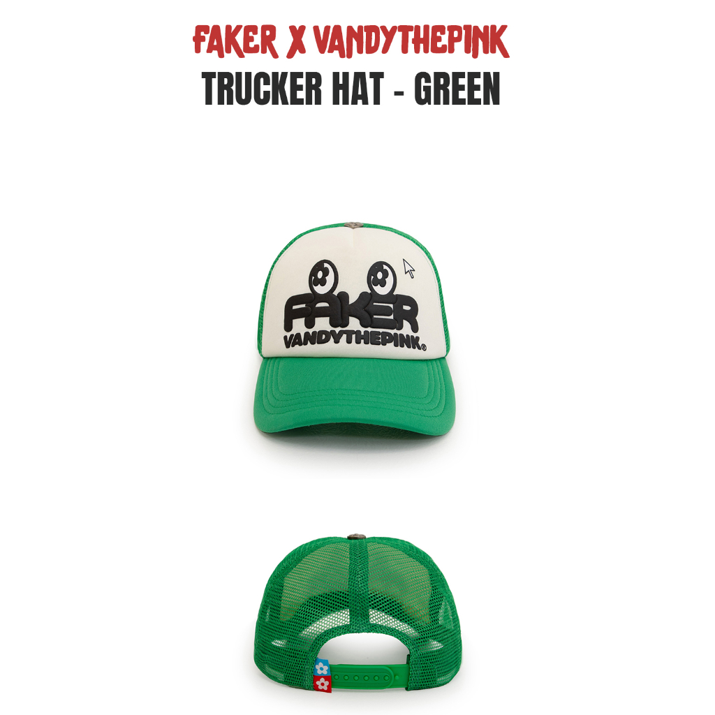 2024 英雄聯盟[FAKER X VANDYTHEPINK] Trucker Hat 聯名款 帽子 | 蝦皮購物