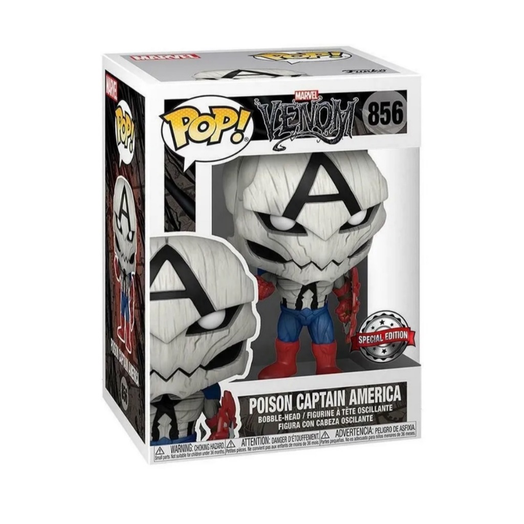 Funko POP 856 現貨 漫威系列 Poison 美國隊長 POISON CAPTAIN AMERICA公仔 | 蝦皮購物