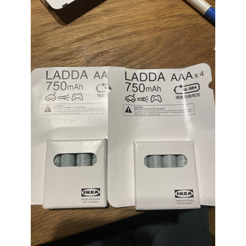 ikea正品 充電電池 4號電池 AAA LADDA | 蝦皮購物