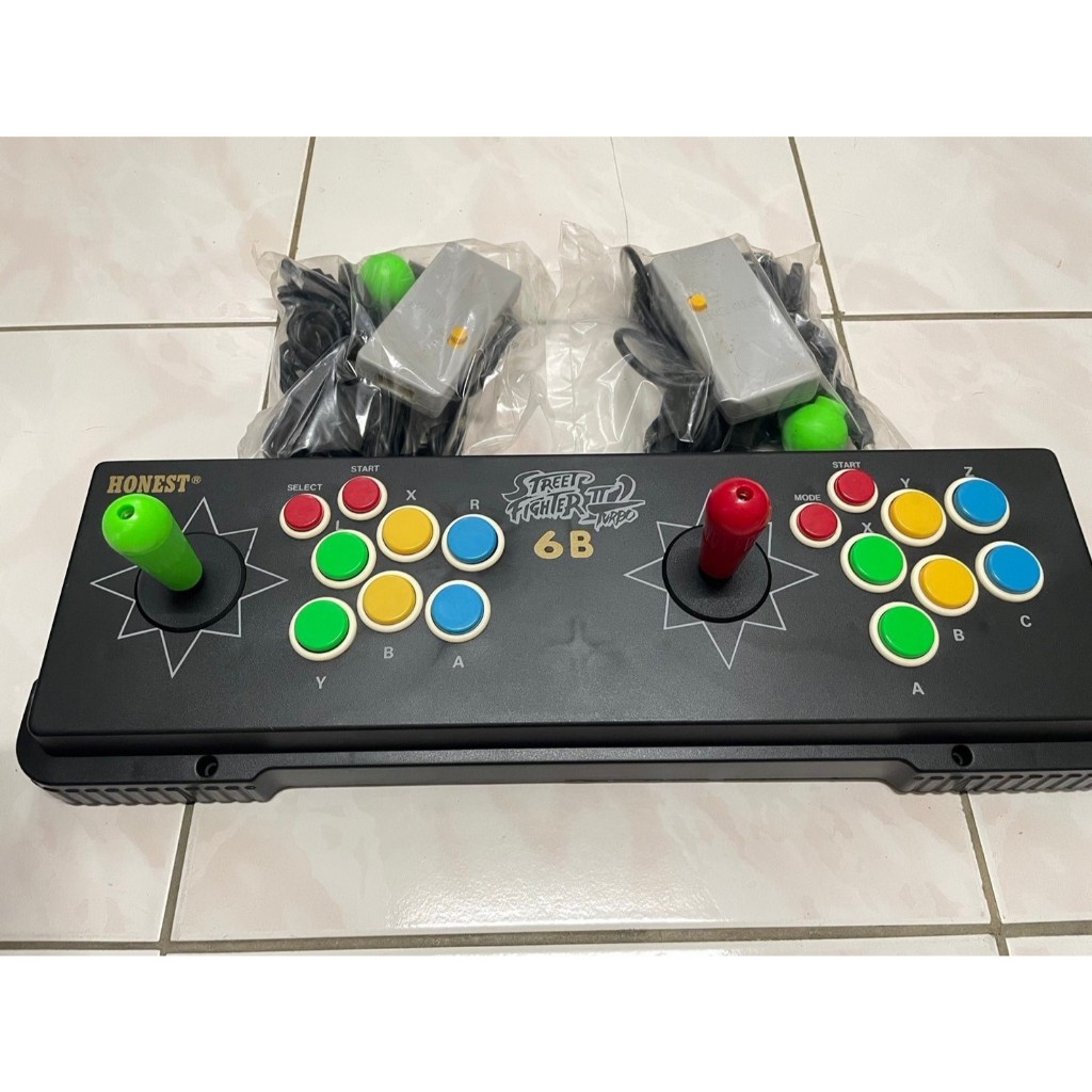 ．私人好貨．二手．早期．限宅配 無盒裝【快打旋風 II 專用 SFC FC MD PC NEO GEO 雙人街機搖桿】中 | 蝦皮購物