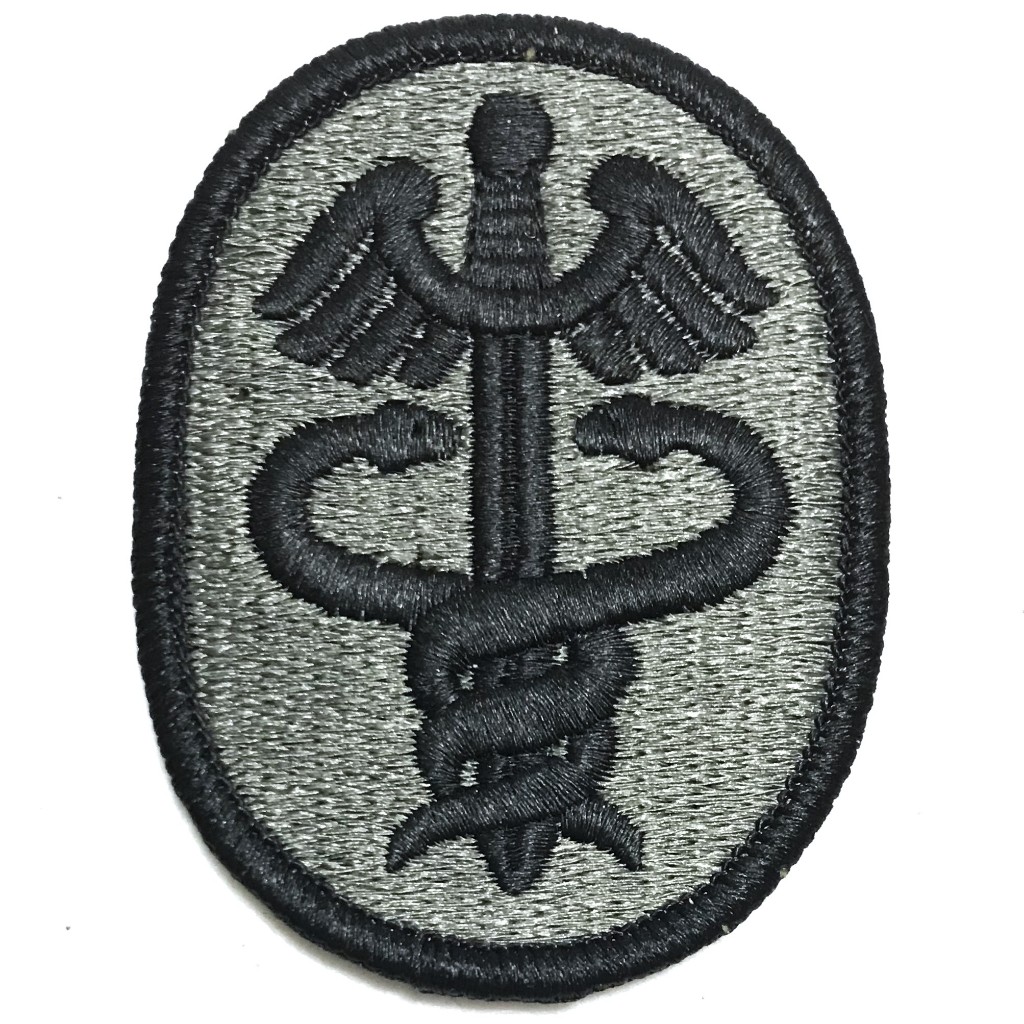 美軍公發 ARMY 陸軍 Medical Command 醫療司令部 MEDCOM 魔鬼氈臂章ACU UCP 全新 | 蝦皮購物
