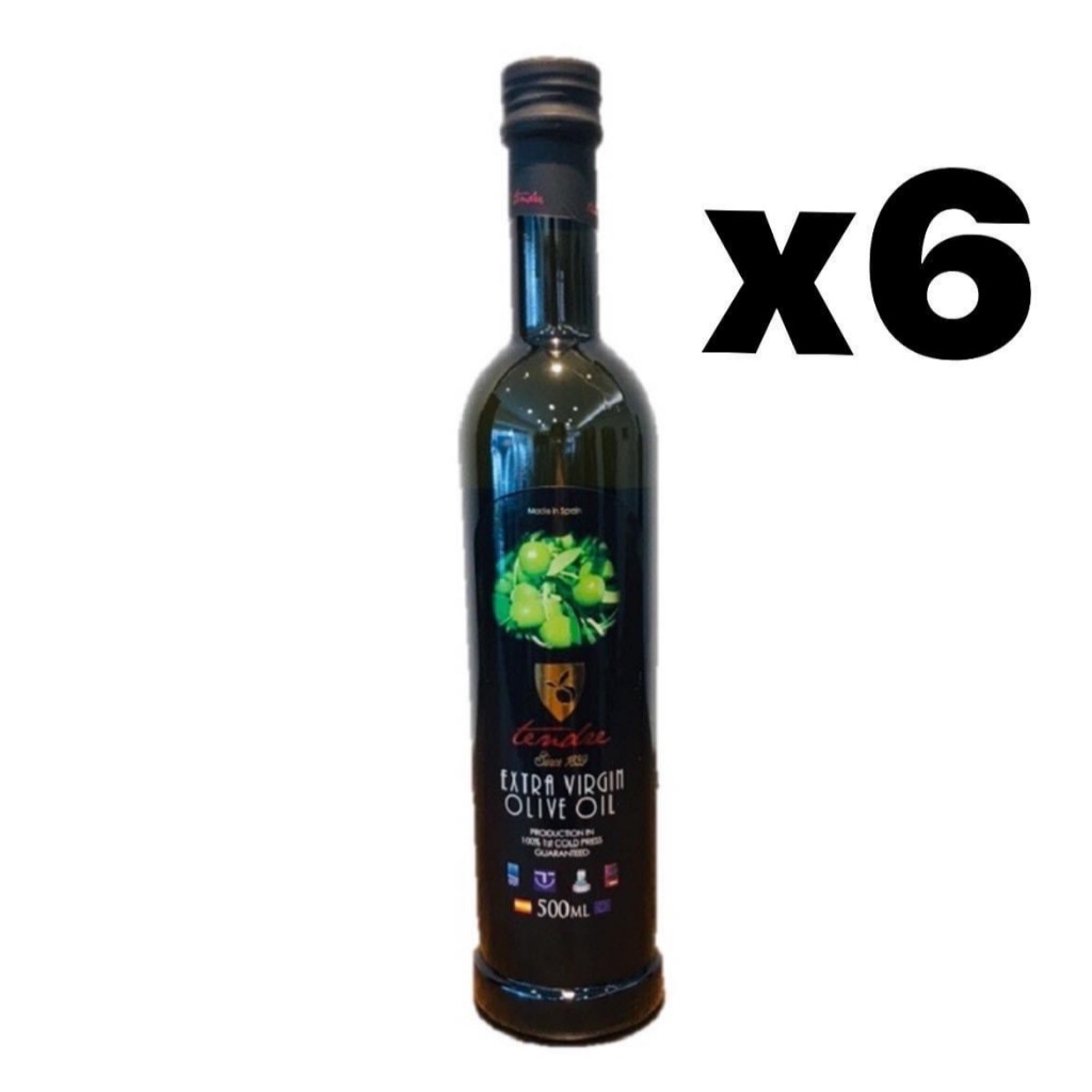 西班牙 添得瑞 100%初榨冷壓 頂級橄欖油 500ml 6瓶組 [JENPIN饌] | 蝦皮購物