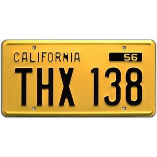 美國進口 美國塗鴉 THX 138 CALIFORNIA 造型鐵牌 掛飾 可掛家中/店家/車庫/玄關 | 蝦皮購物