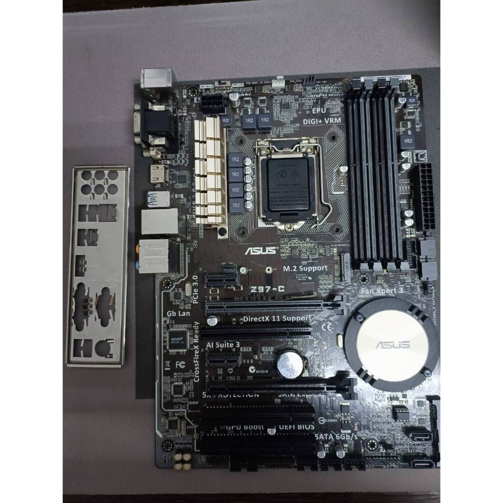 華碩 Z97-C 有檔版 1150腳位 | 蝦皮購物
