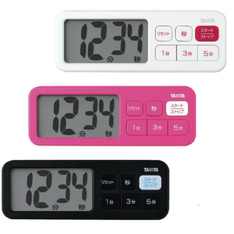 [台灣現貨]【TANITA】大螢幕電子計時器TD-395 70超大分貝 磁吸式 好操作 | 蝦皮購物