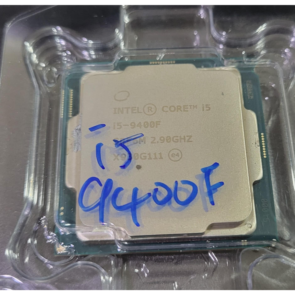 中古良品 CPU 9代 Intel i5-9400F 1151腳位 1580元不保固 | 蝦皮購物