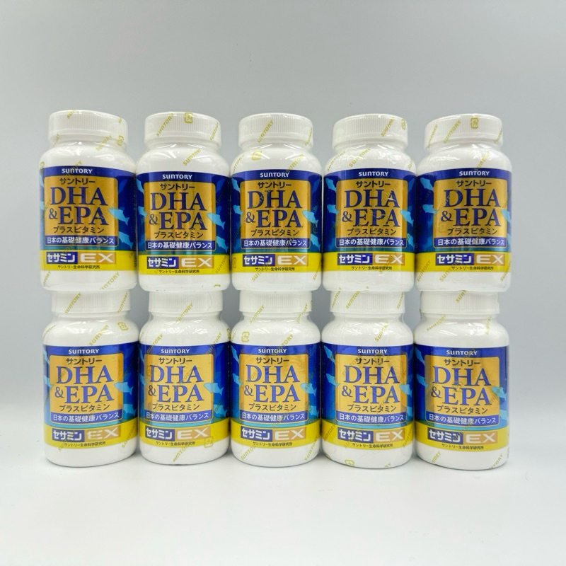 現貨供應中 升級版 最新效期26/9日本 三得利 Suntory 魚油 DHA & EPA 芝麻明EX 240粒 | 蝦皮購物