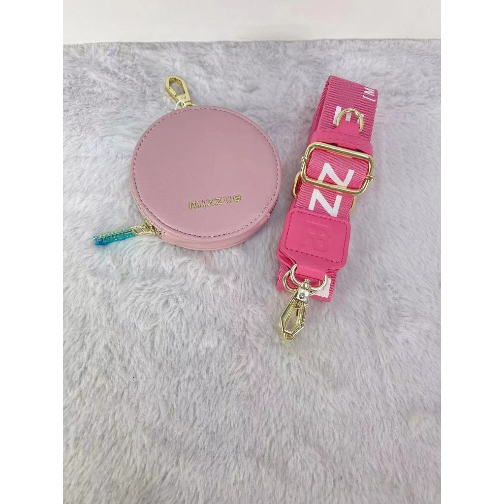 (台灣現貨9色) MIZZUE品牌 女士 零钱包 女学生 可爱迷你包小钱包 鑰匙扣钱袋零錢包 百搭 背帶PL818 | 蝦皮購物