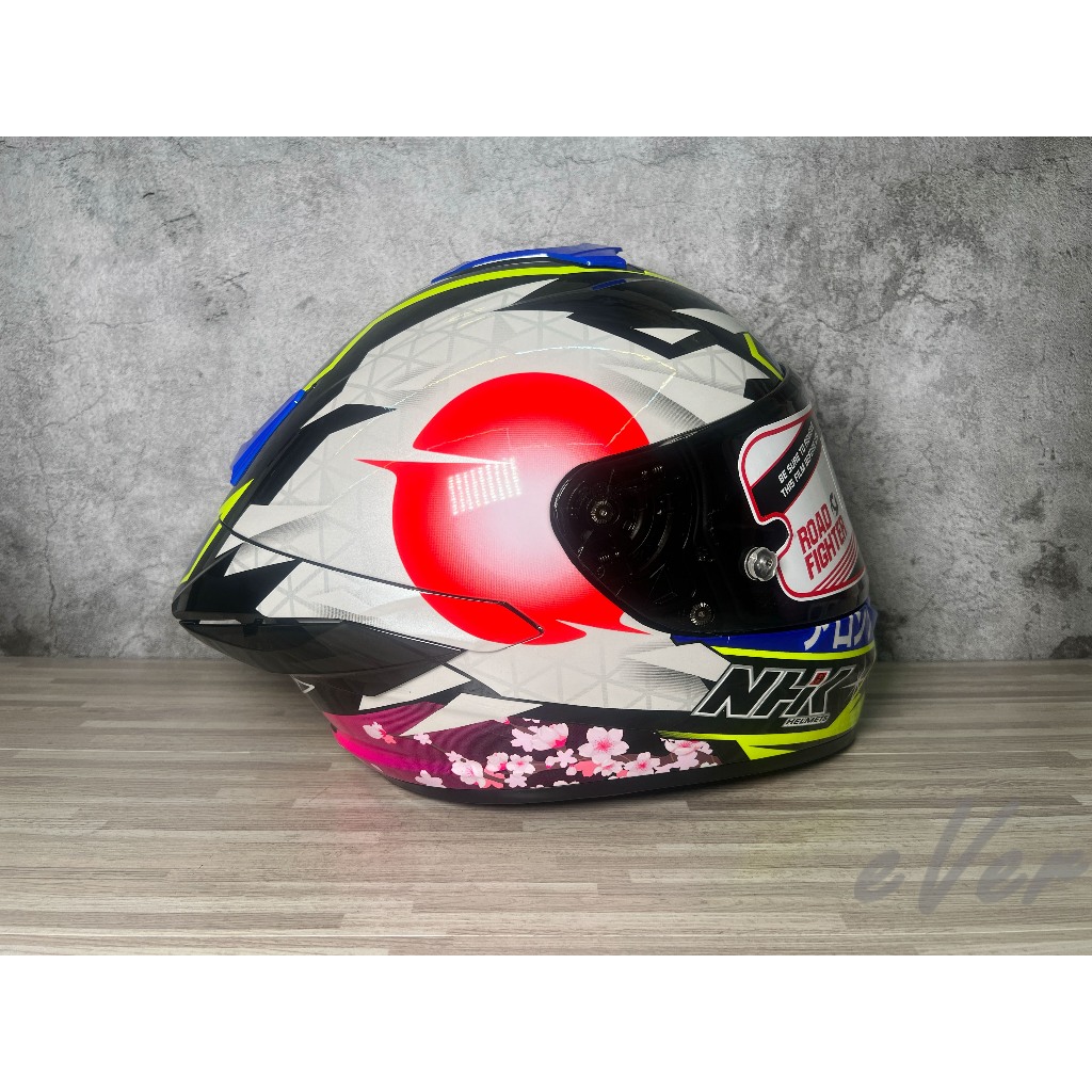 NHK K5R AL21#4 JAPAN 日本站 黑藍色 選手 全罩安全帽 超輕量 透氣《遠古騎士》 | 蝦皮購物