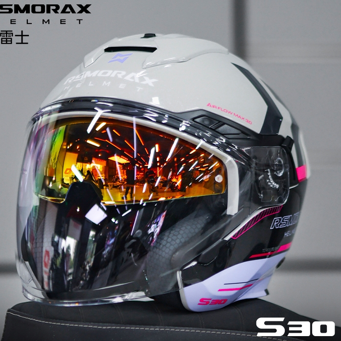 半罩式安全帽 義大利 motorax s30 國際安全雙認證 雙鏡片 拆洗內裡 耳機槽 安全帽 | 蝦皮購物