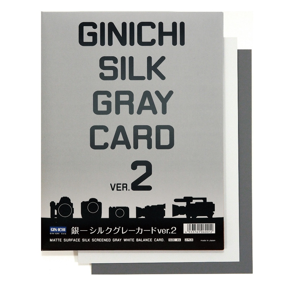 【上洛】GIN-ICHI SILK GRAY CARD V.2 白平衡灰卡 校色卡 單眼 相機 攝影機 底片機 攝影棚 | 蝦皮購物