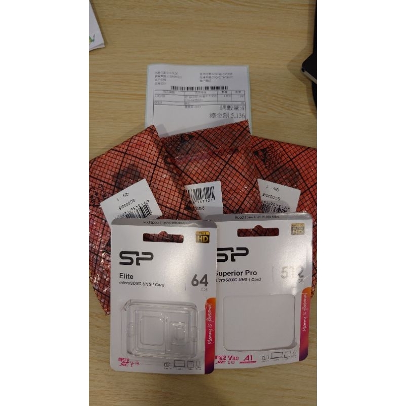 全新廣穎 sp SD卡 記憶卡 512G + 64G | 蝦皮購物